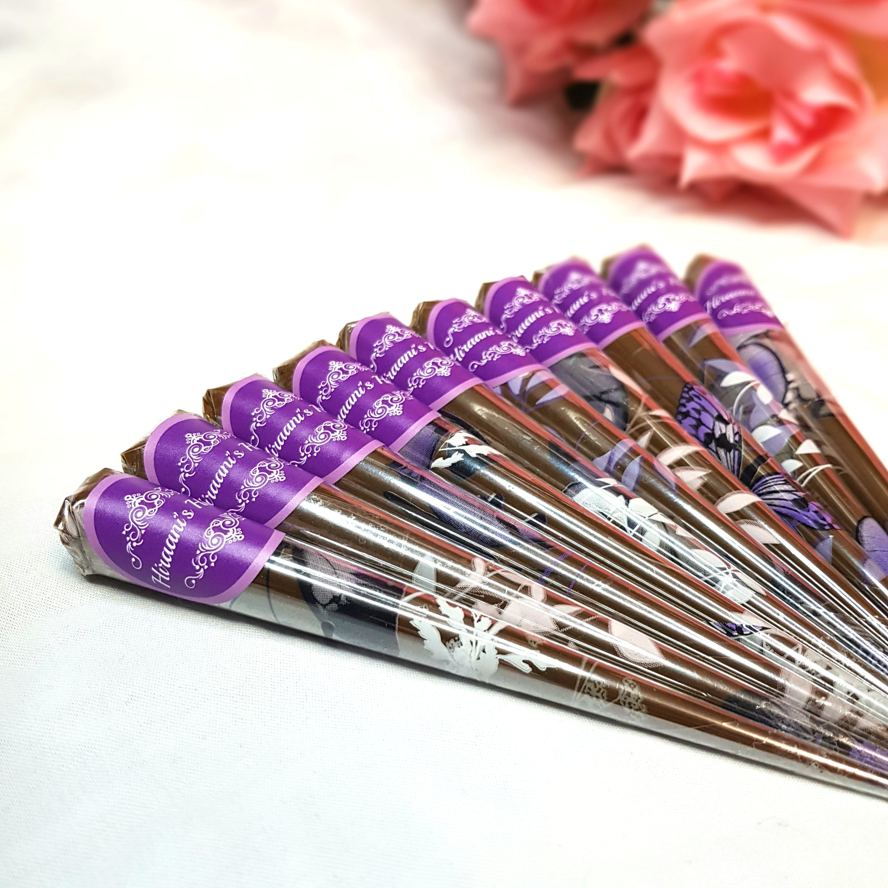 Natural Henna Cones | Hiraanis Henna | Fresh Henna Cones, Handmade Mehndi